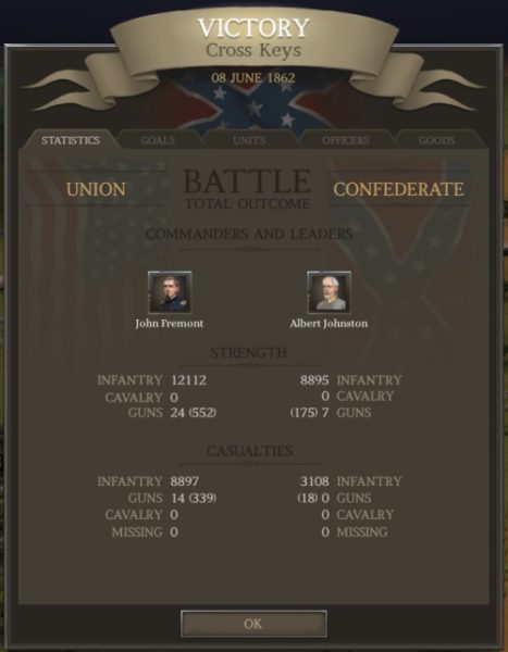 ULTIMATE GENERAL: CIVIL WAR — CROSS KEYS (CSA) – LUDUS MAX